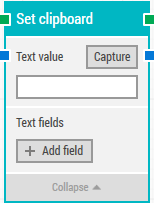 Set Clipboard | Logic Building Blocks | Leapwork Documentation